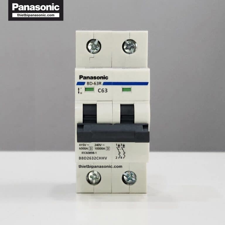 BBD2502CHHV - MCB 2P 50A 10kA 415VAC Panasonic Giá Rẻ