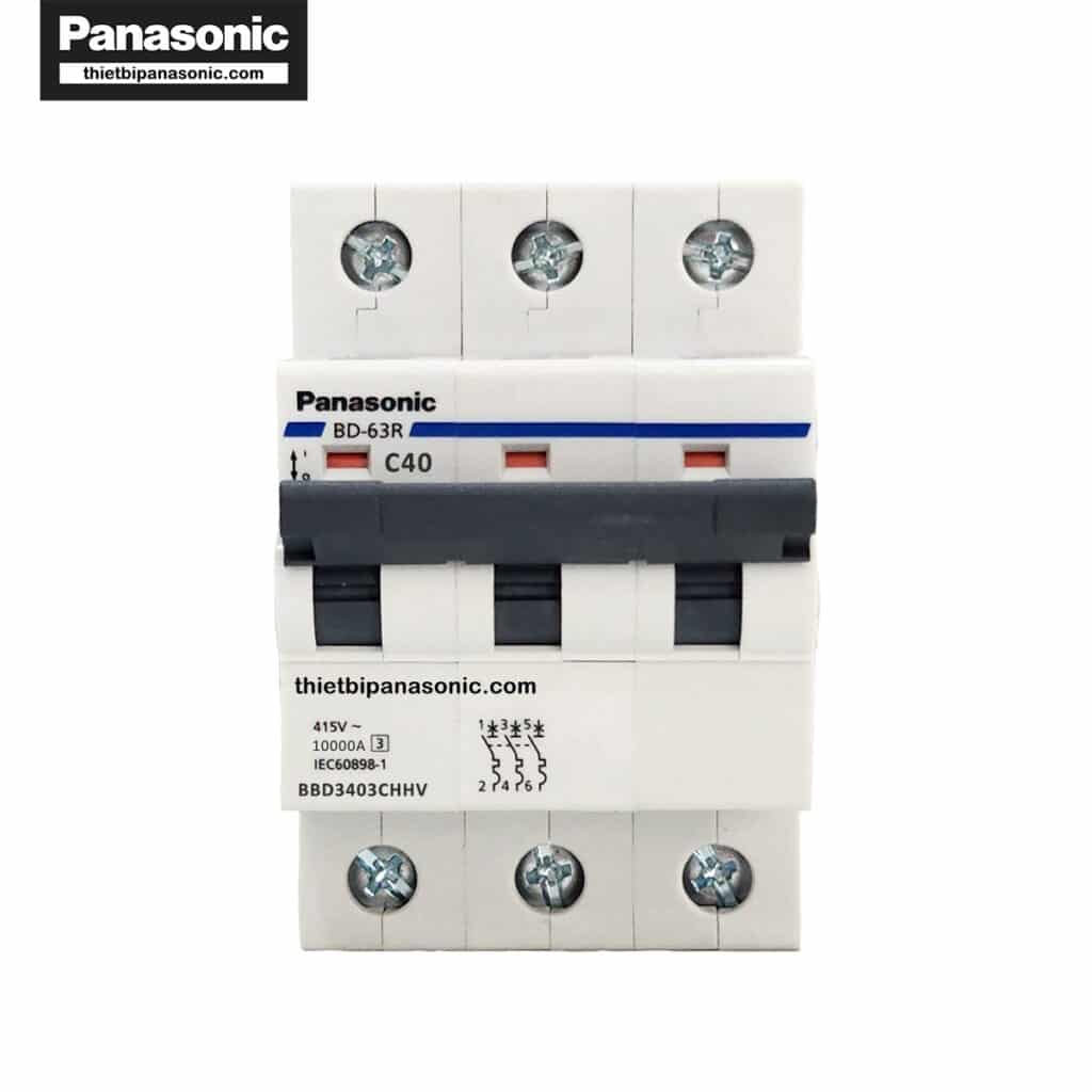 BBD3403CHHV - MCB 3P 40A 10kA 415VAC Panasonic Giá Rẻ
