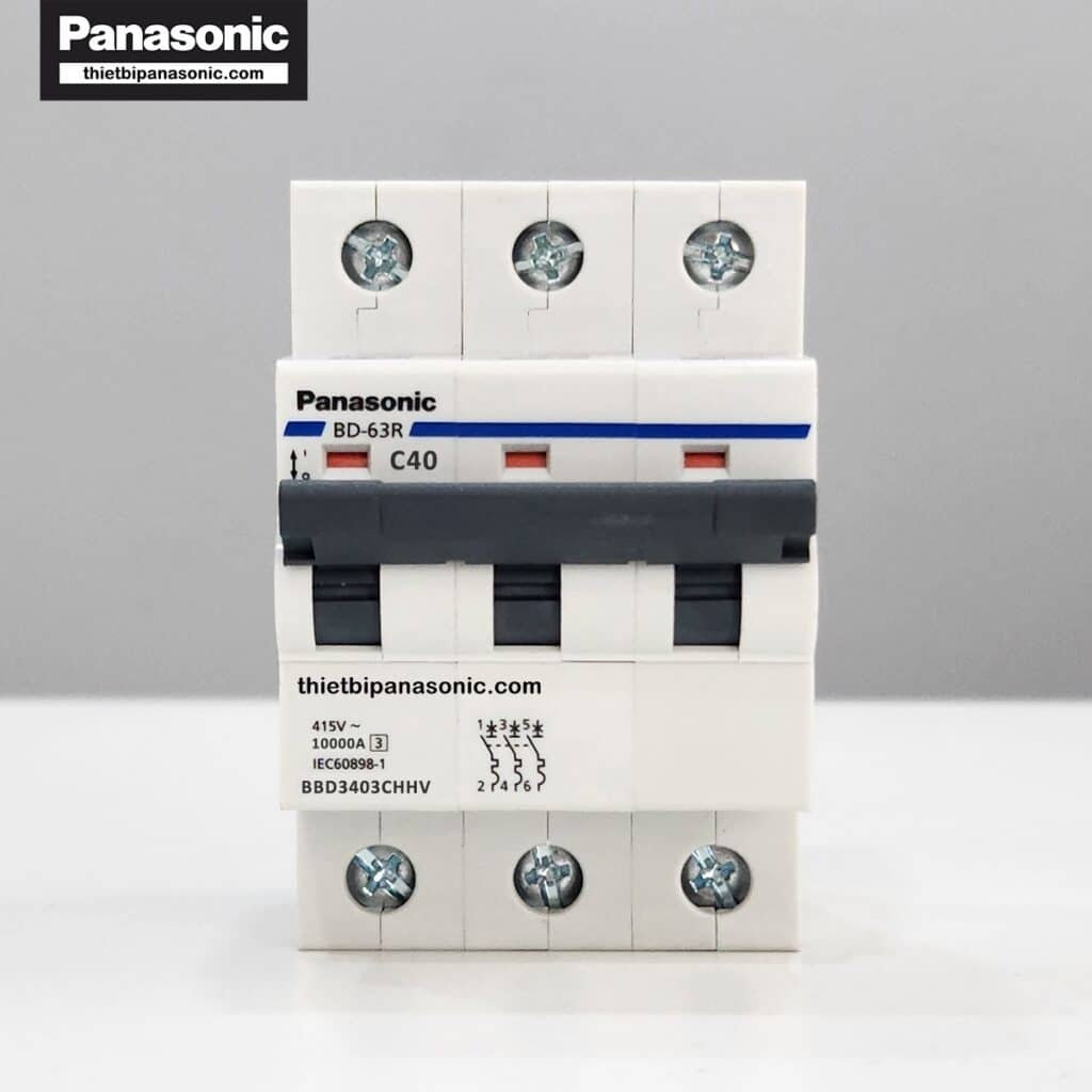 BBD3403CHHV - MCB 3P 40A 10kA 415VAC Panasonic Giá Rẻ
