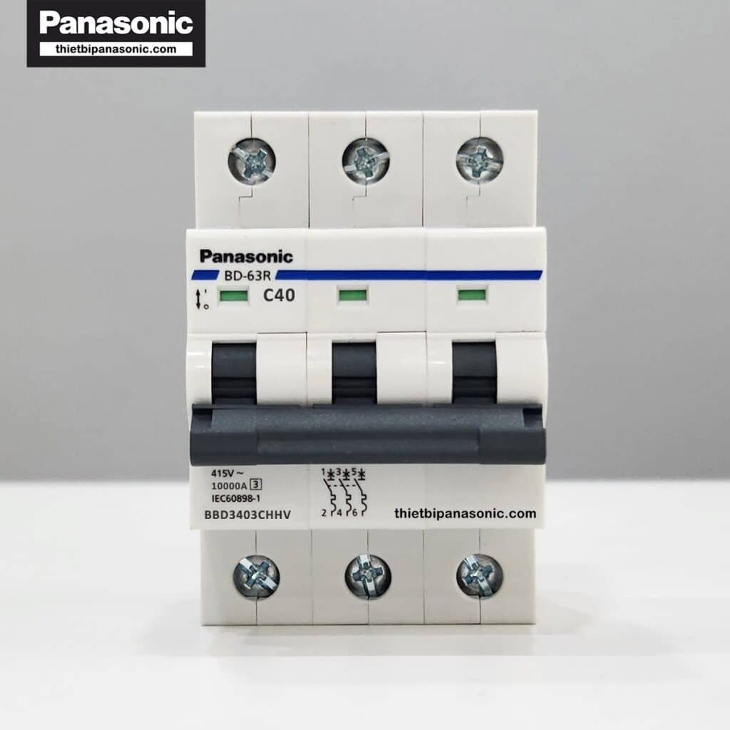 BBD3403CHHV - MCB 3P 40A 10kA 415VAC Panasonic Giá Rẻ