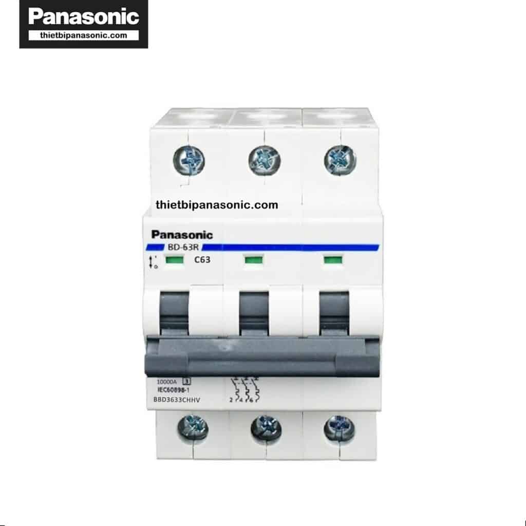 BBD3633CHHV - MCB 3P 63A 10kA 415VAC Panasonic Giá Rẻ