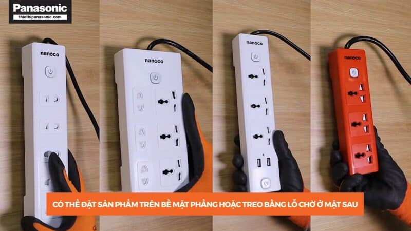 Ổ Cắm Có Dây Nanoco NES3332-3 Giá Rẻ, Giao Nhanh 2H