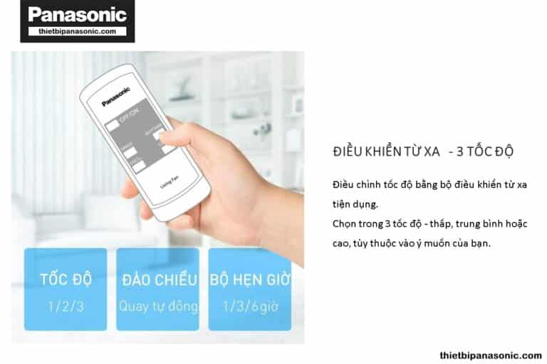 Quạt đứng Panasonic F-409KBE Giá Rẻ, Màu Be, Có Remote