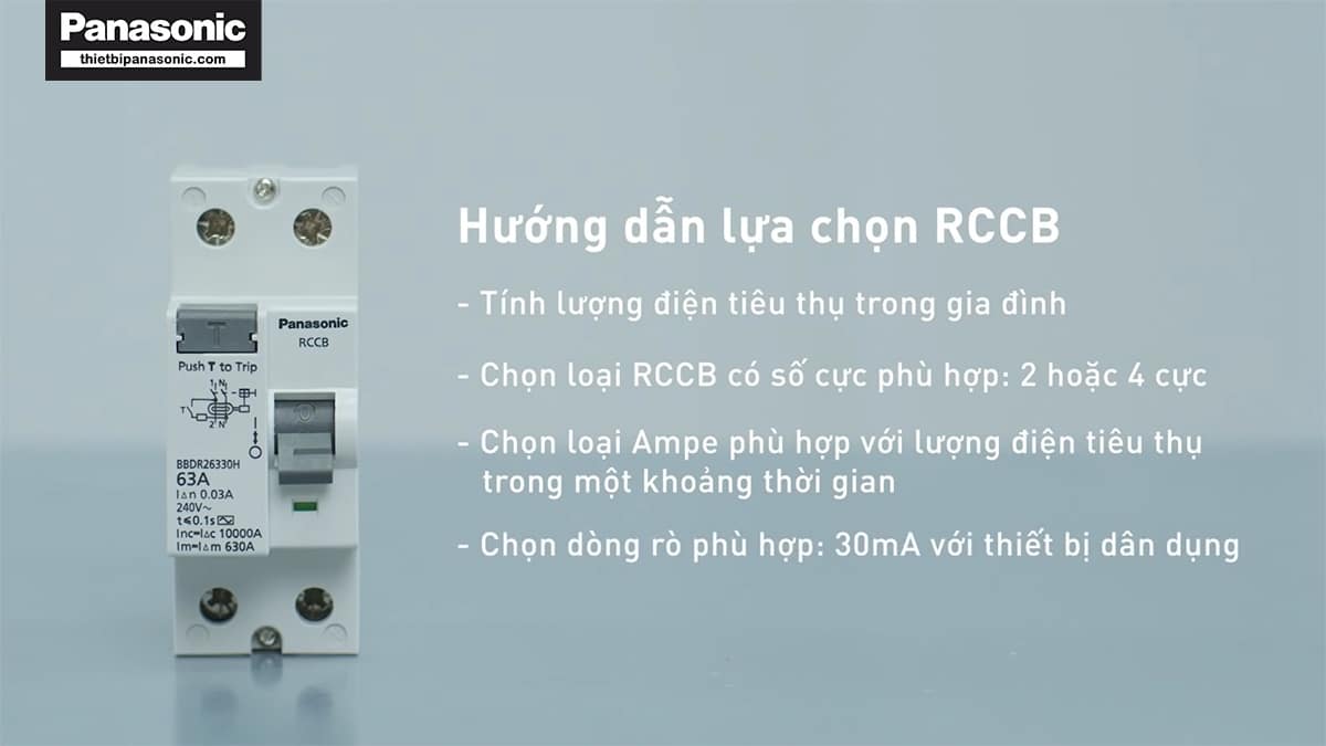 RCCB Panasonic Giá Rẻ, Chính Hãng, Chiết Khấu Cao, Giao 2H